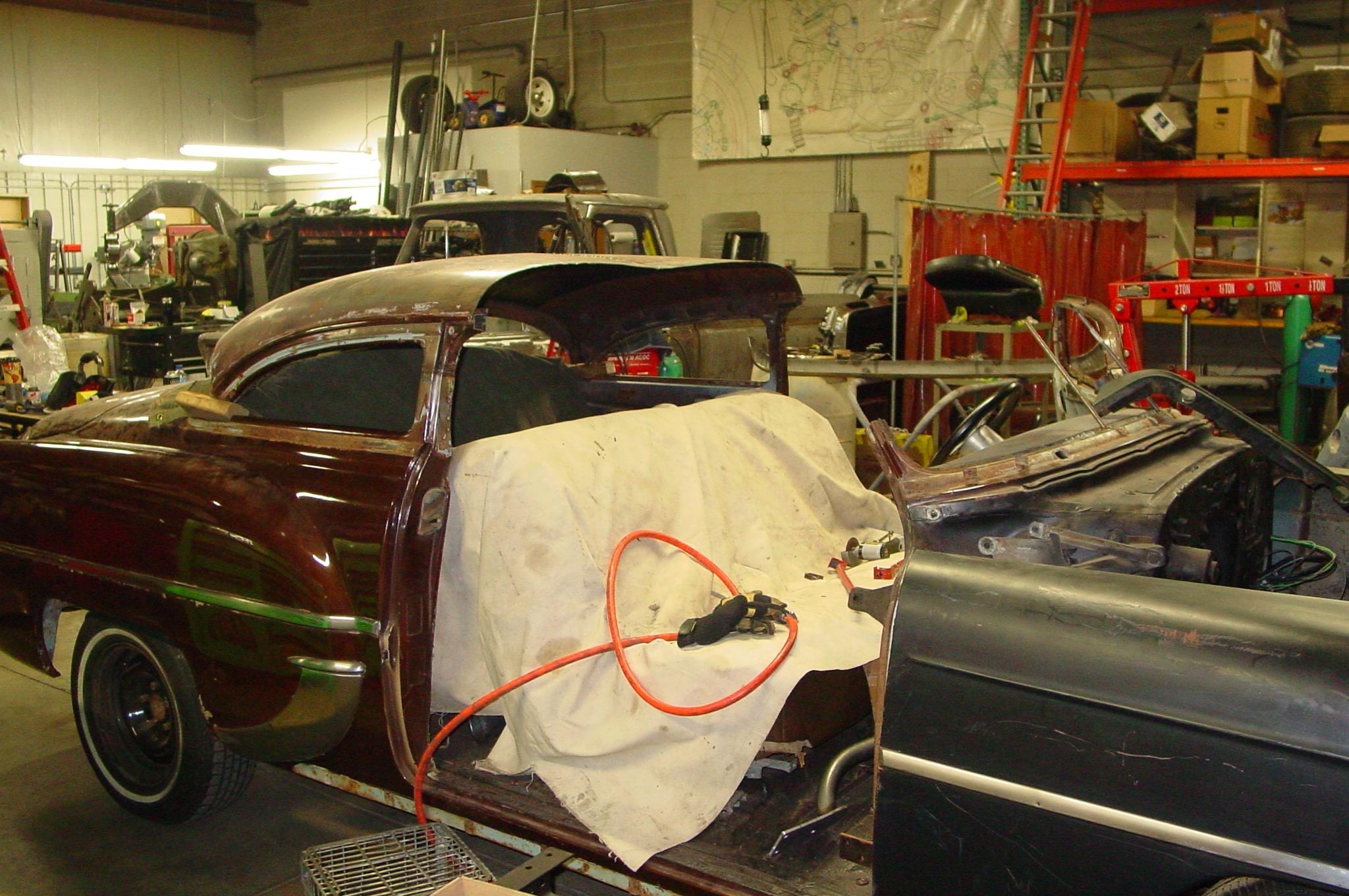 1953 Chevy Chop Top [ 5-1/2" ] With a 454 and TH400 | Midnight Hot Rods